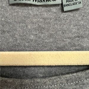 jason maxwell | Tops | Jason Maxwell Womens L Gray Graphic Christmas ...